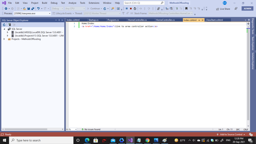 Routing In Mvc Applicationtypes And Implementation Methods
